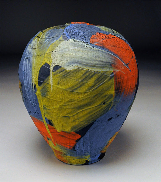 Brushed Vessel – Nicholas Bernard Studio Potter