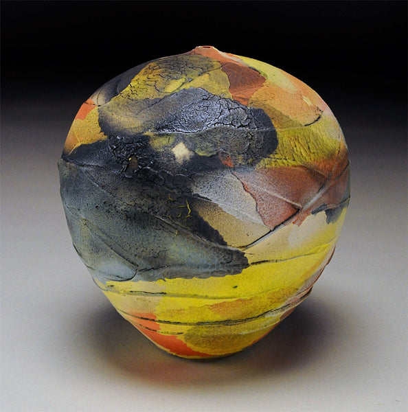 Painterly Bottle – Nicholas Bernard Studio Potter