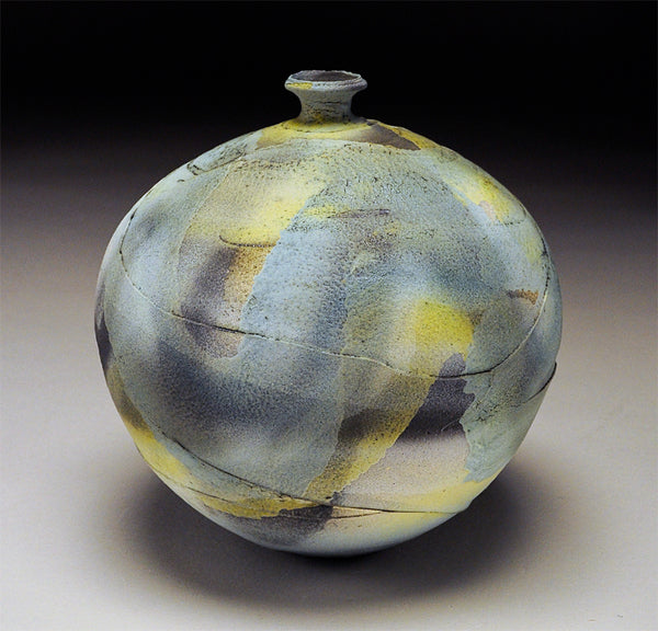 Blue Grey Lines – Nicholas Bernard Studio Potter