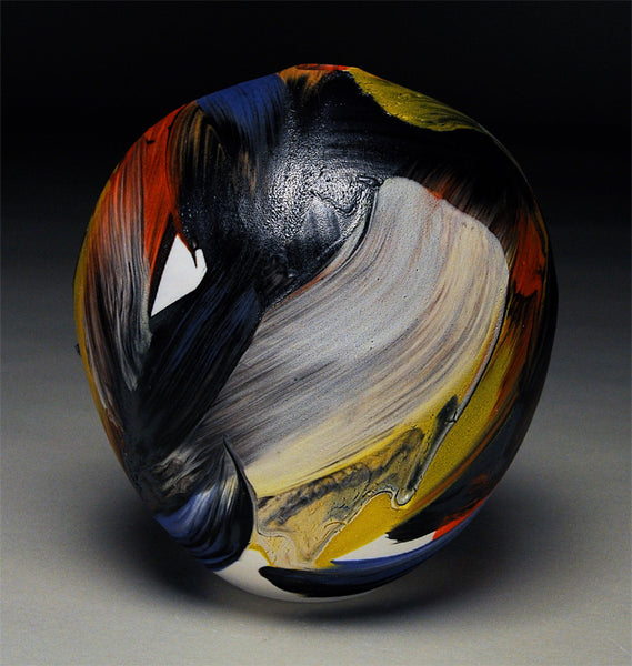 White Arch Bottle – Nicholas Bernard Studio Potter