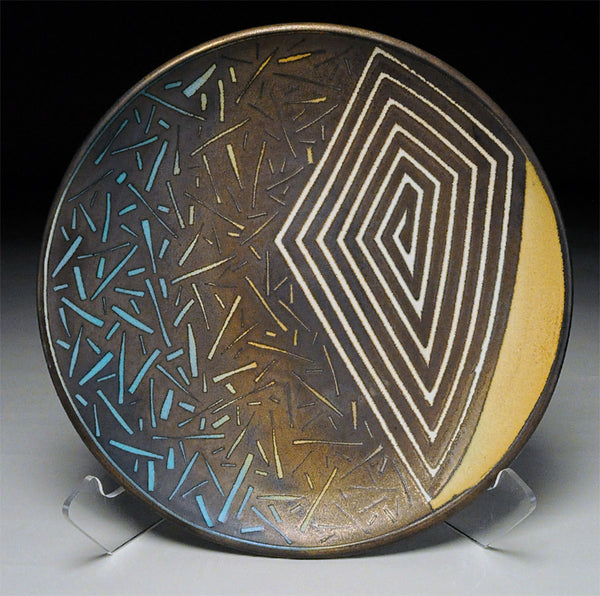 #28 Maze with Confetti – Nicholas Bernard Studio Potter